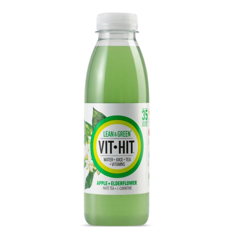 VIT HIT Lean & Green Bottle 12 x 500ml - snackline-direct.co.uk