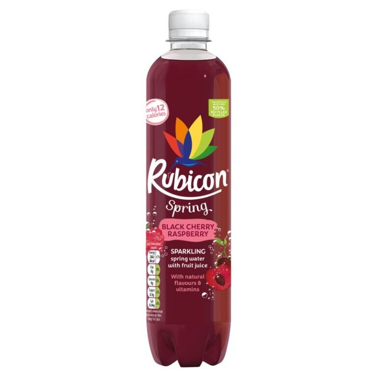 Rubicon Black Cherry Bottles 12 x 500ml - snackline-direct.co.uk