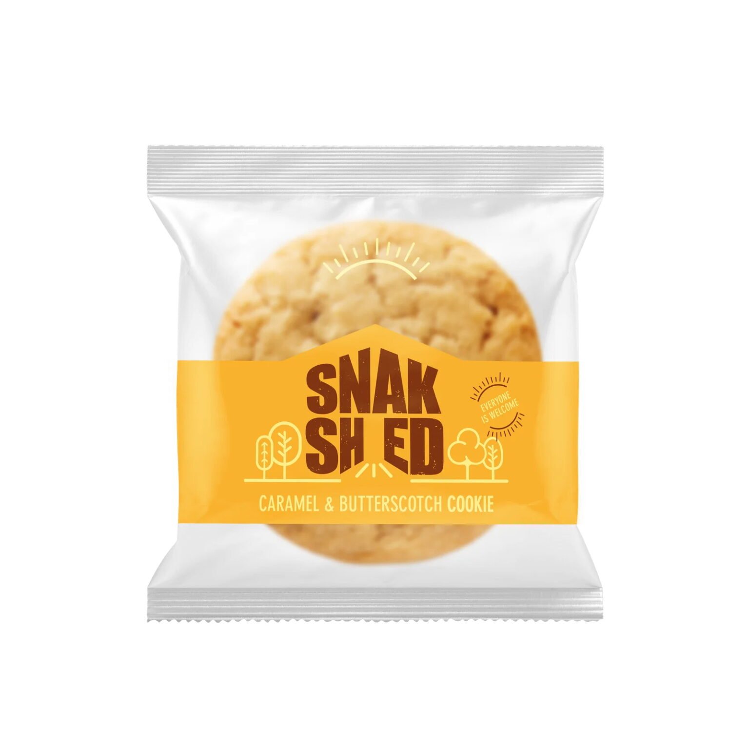 Snak Shed Caramel & Butter Cookie 12 x 80g - snackline-direct.co.uk